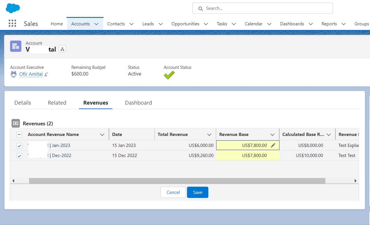Using DataTable to inline edit related records – Cloudial